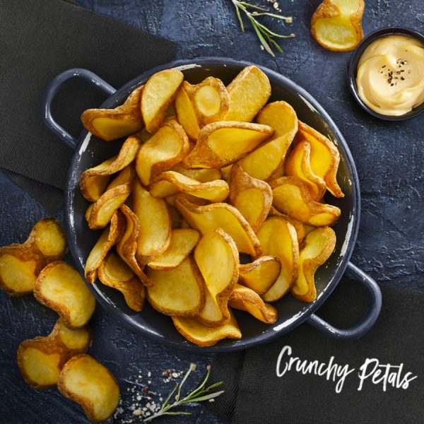 Crunchy Petals – Innovatives Kartoffelprodukt in Blüttenblätterform von ...