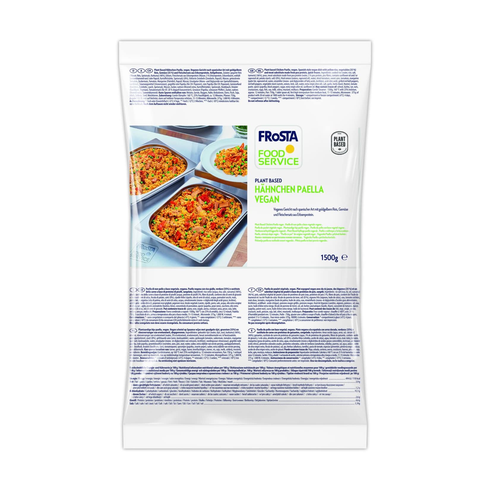 Plant Based Hähnchen-Paella, vegan – FRoSTA Foodservice