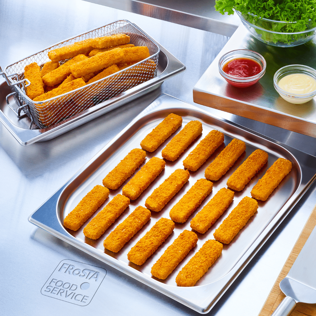Plant Based Fischstäbchen vom Feld – FRoSTA Foodservice